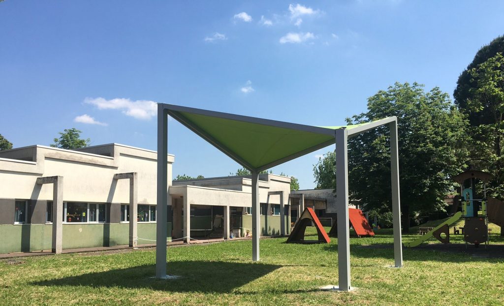 11 gazebo nelle scuole materne di Suzzara per creare "aule verdi ...